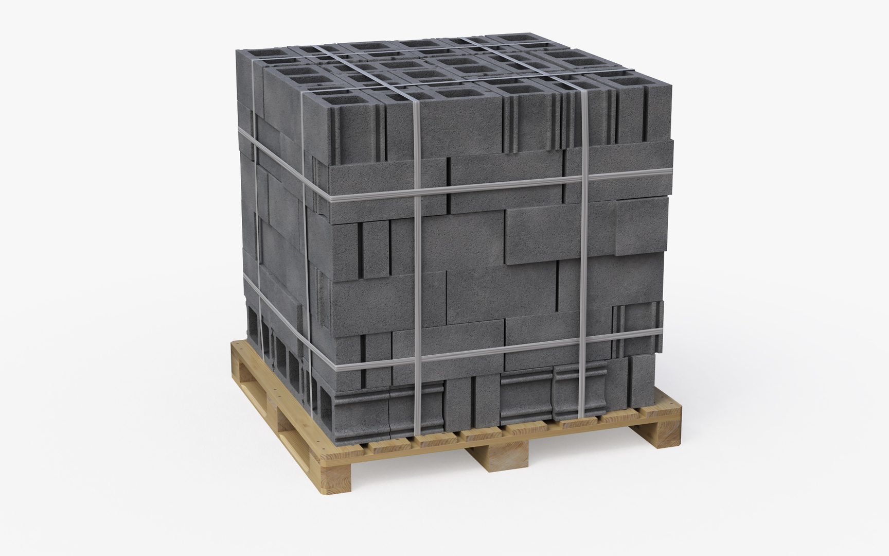 Pallet Blocks V2 3D Model - TurboSquid 1570418