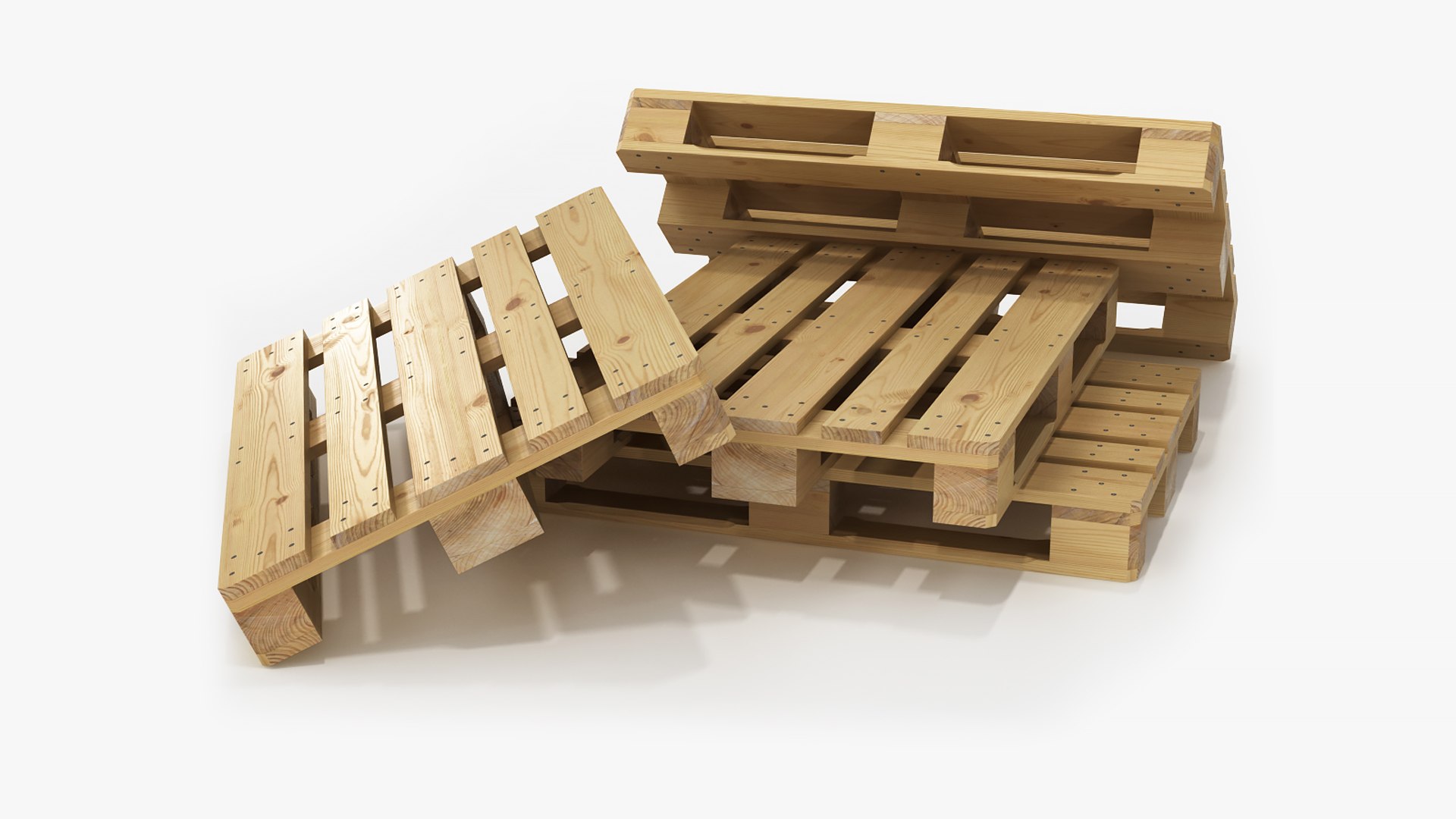 Pallet Blocks V2 3D Model - TurboSquid 1570418