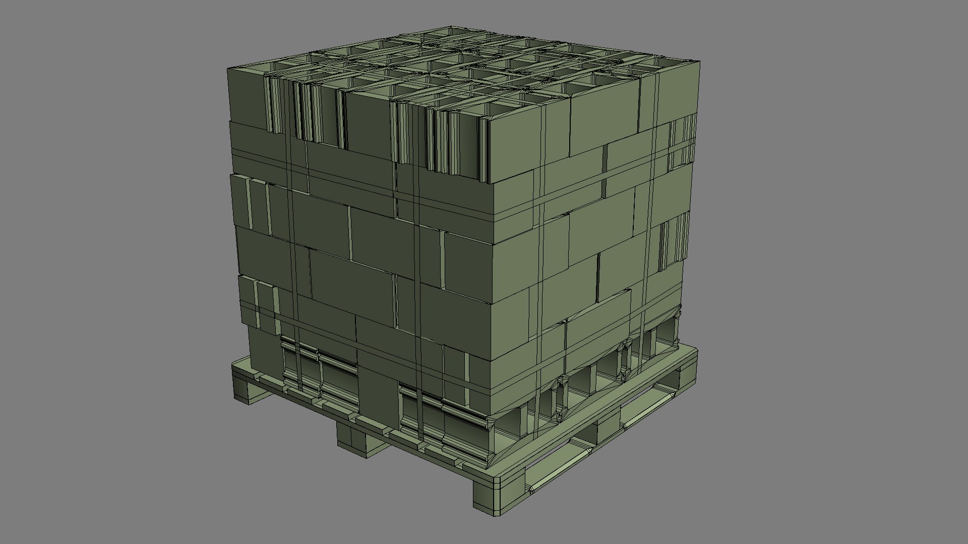 Pallet Blocks V2 3D Model - TurboSquid 1570418
