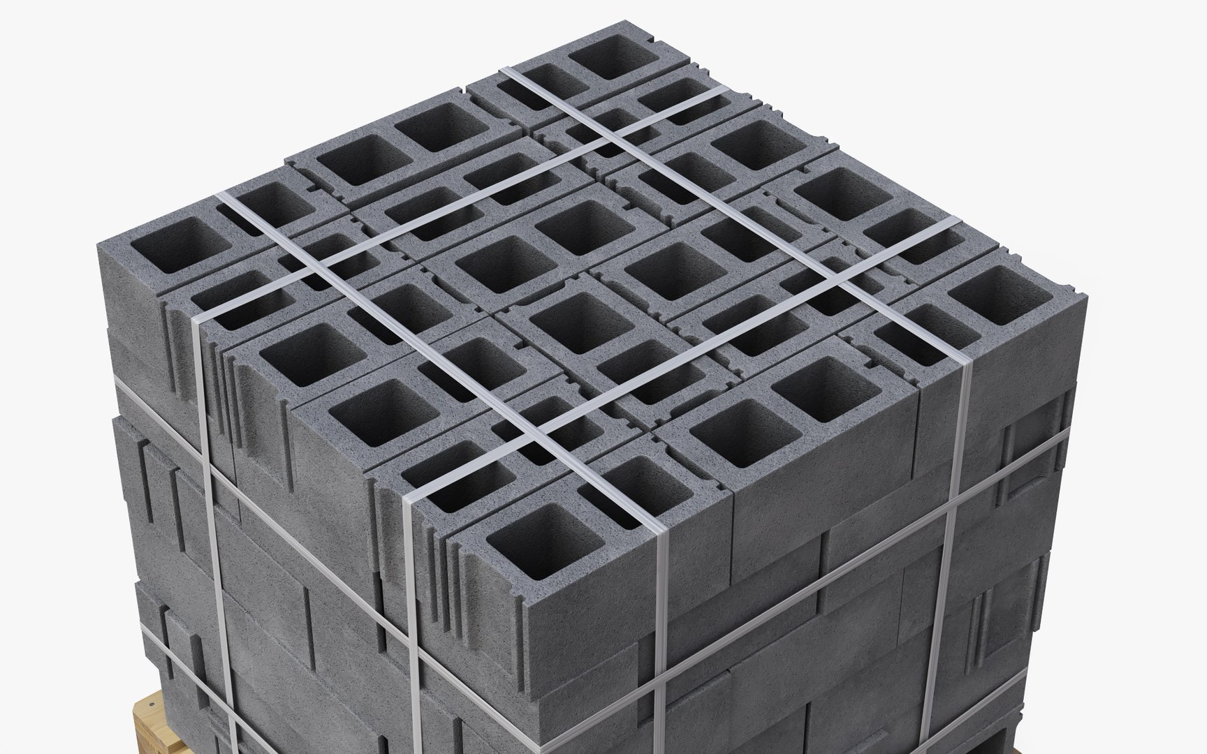 Pallet Blocks V2 3D Model - TurboSquid 1570418