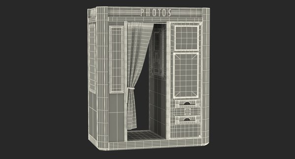 Photo booth cabin digital 3D - TurboSquid 1410119