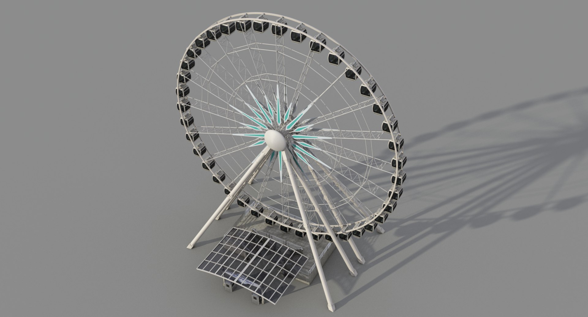 3D sky wheel - TurboSquid 1292435