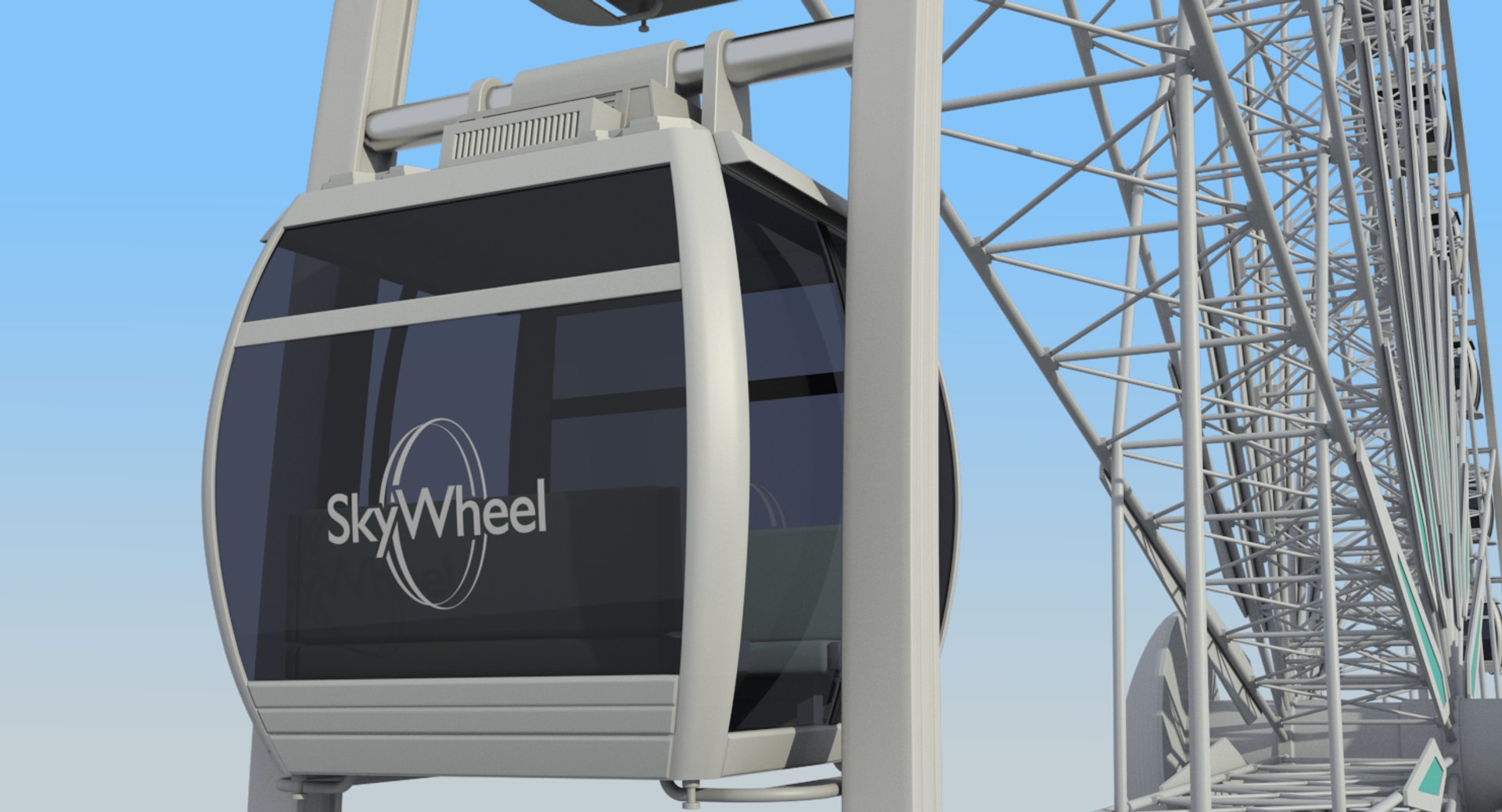 3D sky wheel - TurboSquid 1292435
