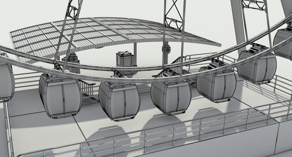 3D sky wheel - TurboSquid 1292435