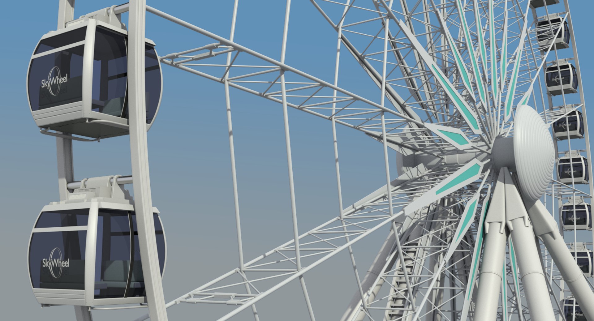 3D sky wheel - TurboSquid 1292435