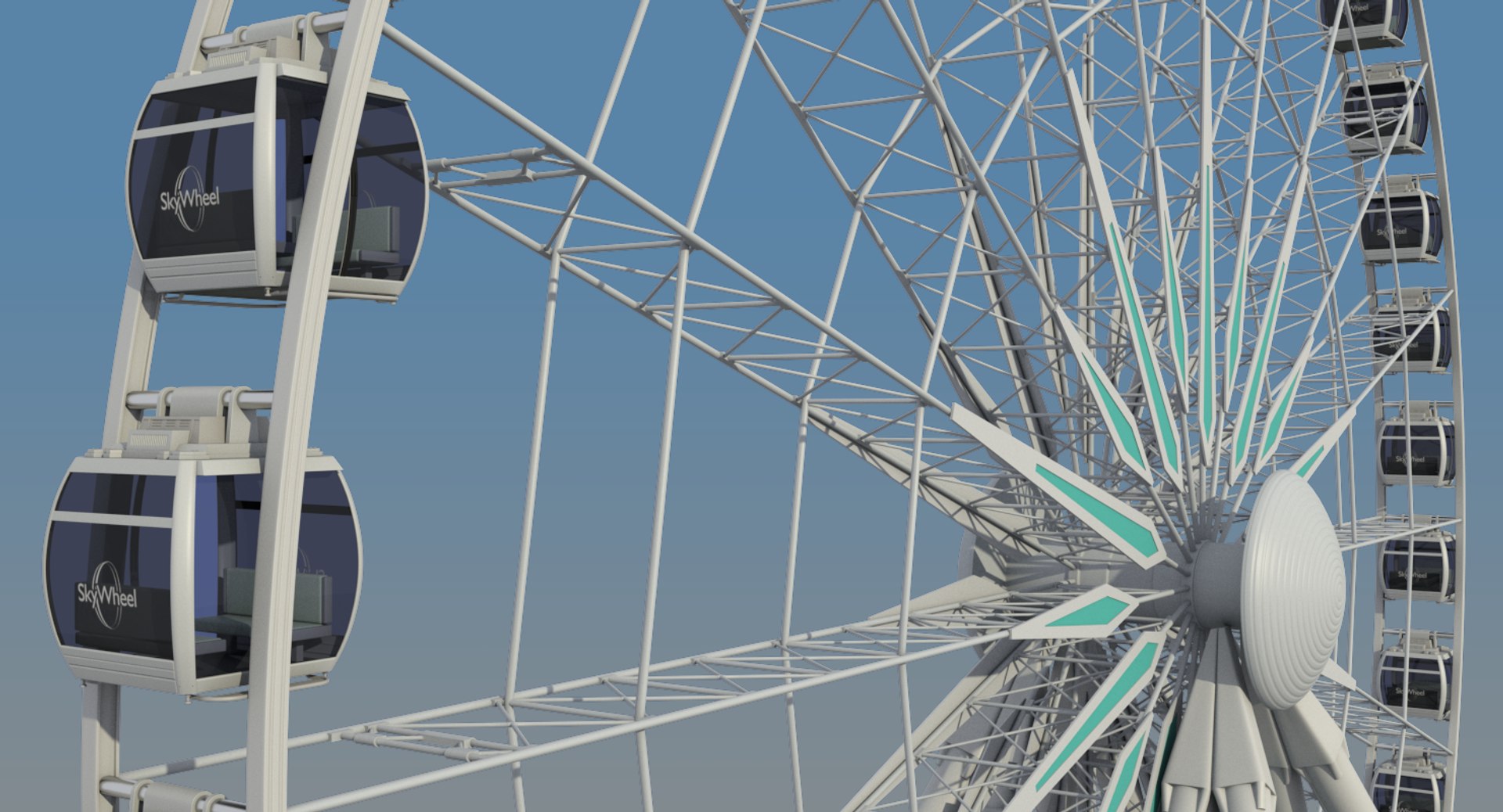 3D sky wheel - TurboSquid 1292435