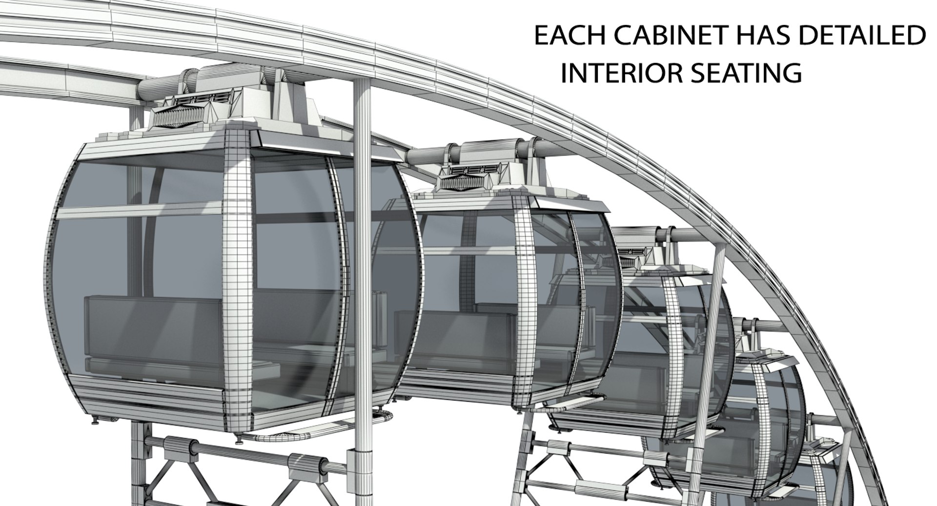 3D sky wheel - TurboSquid 1292435