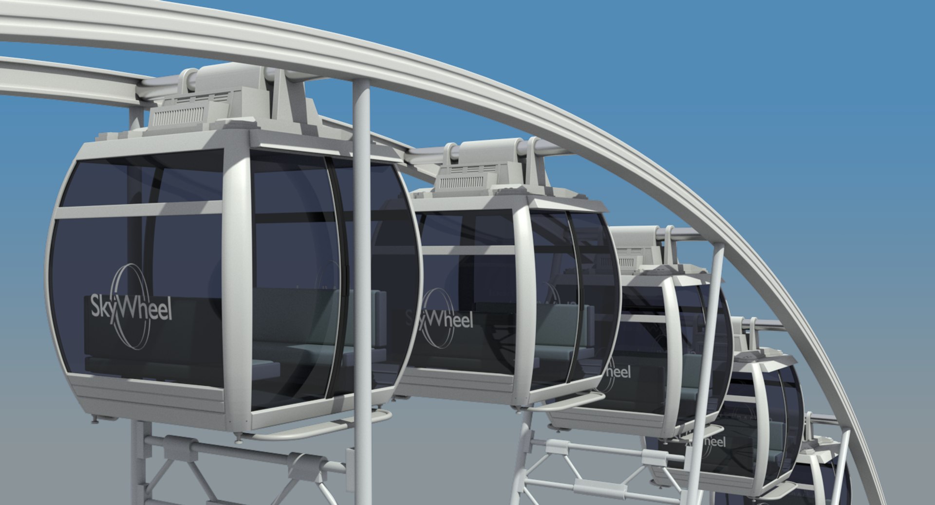 3D sky wheel - TurboSquid 1292435