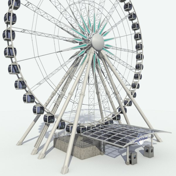 3D sky wheel - TurboSquid 1292435