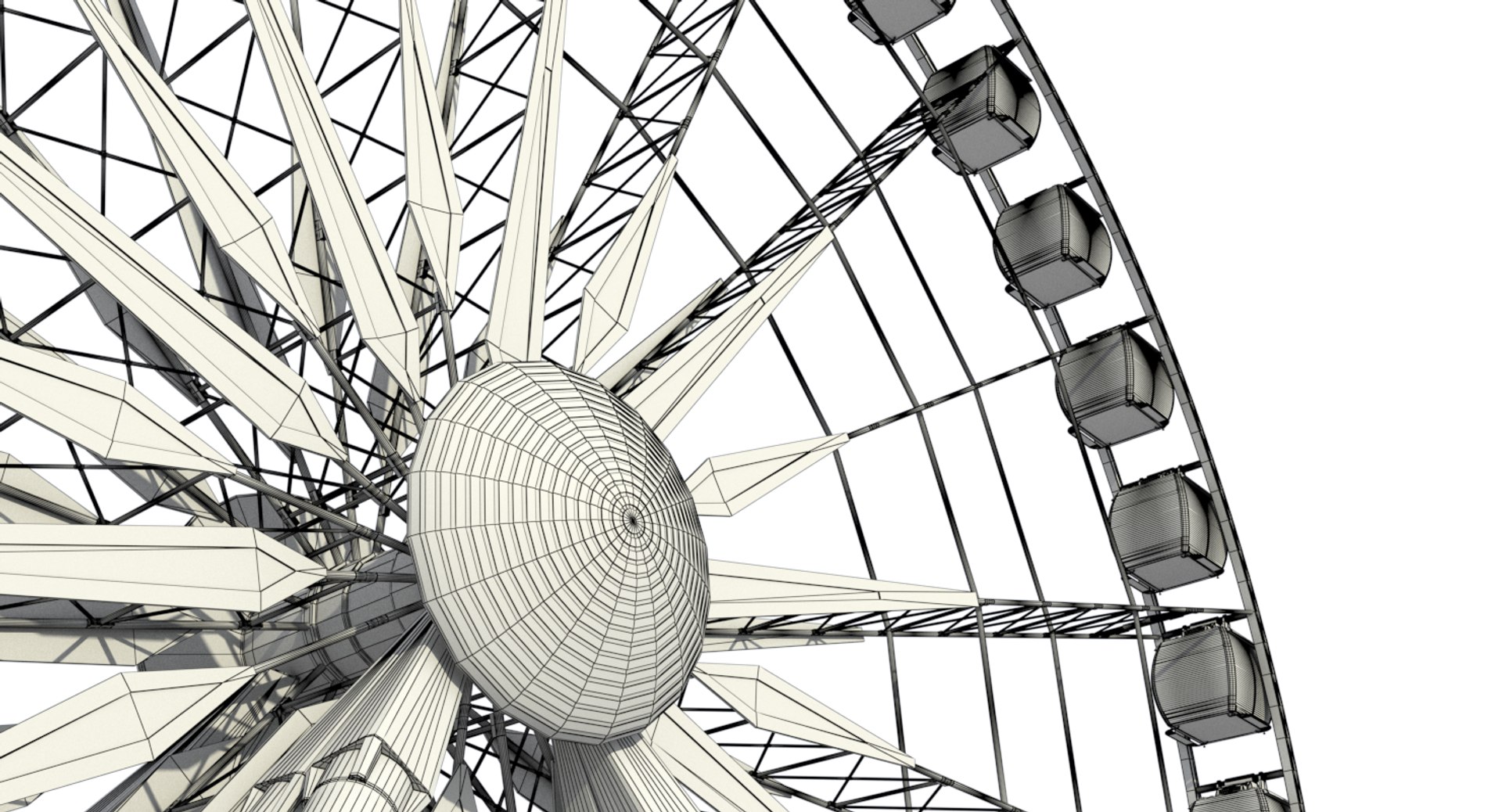 3D sky wheel - TurboSquid 1292435
