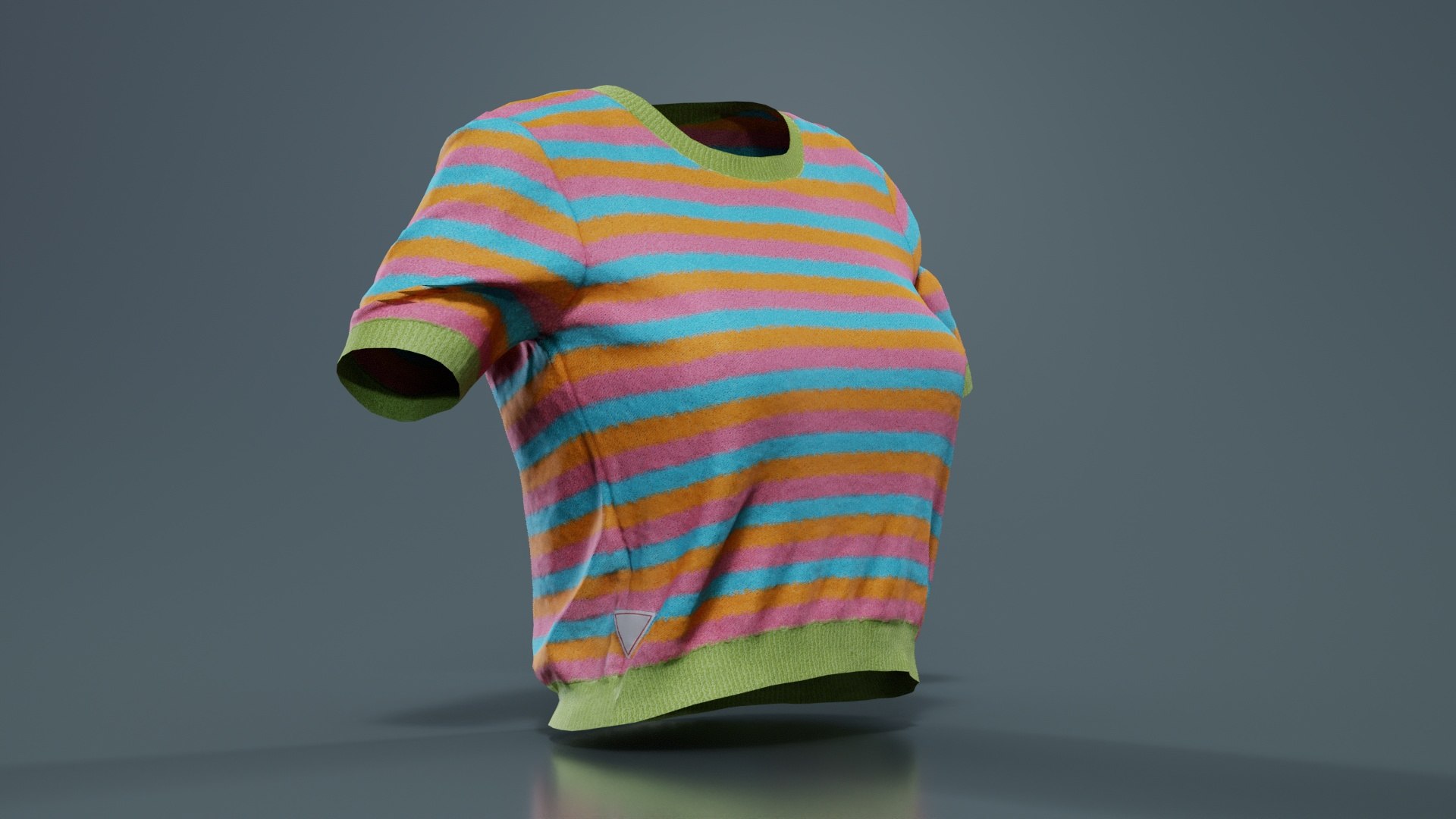 Colorstripes Top Remastered Model - TurboSquid 2361721