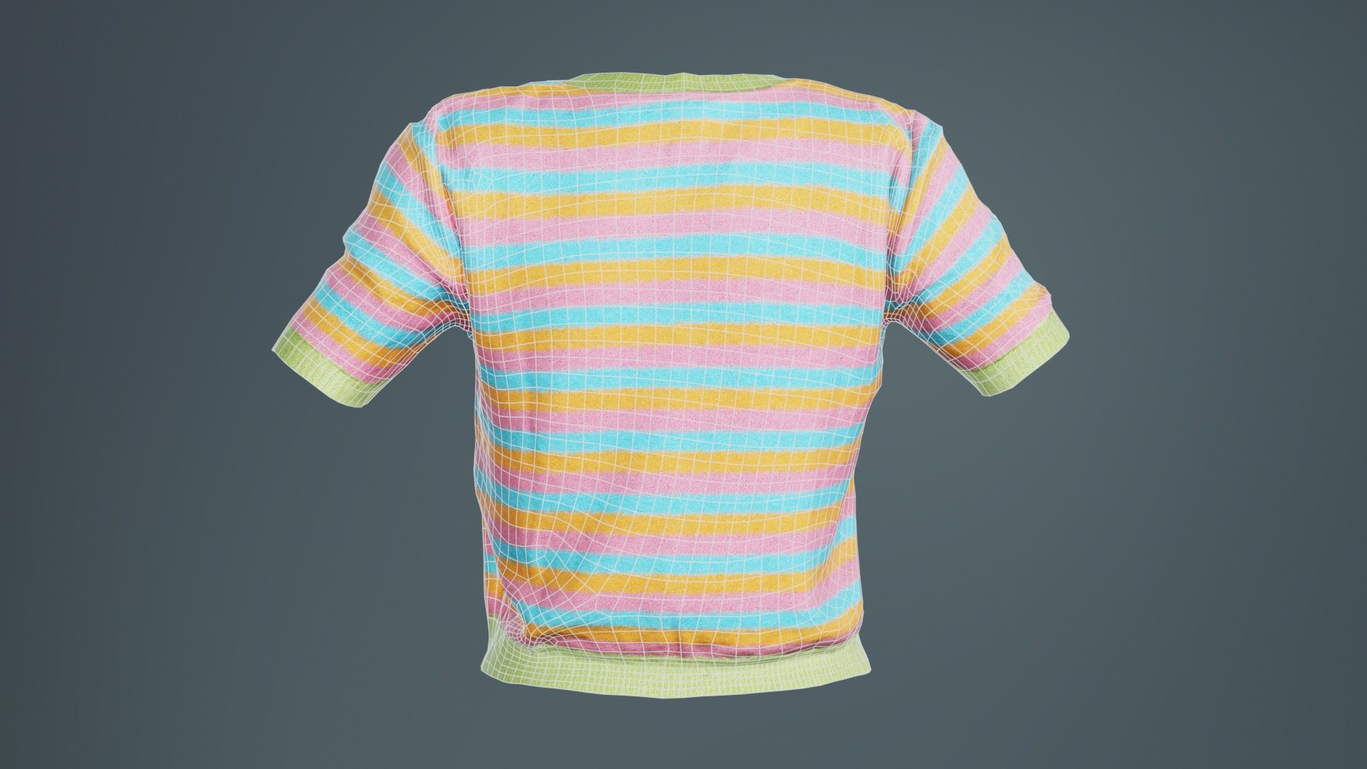 Colorstripes Top Remastered Model - TurboSquid 2361721
