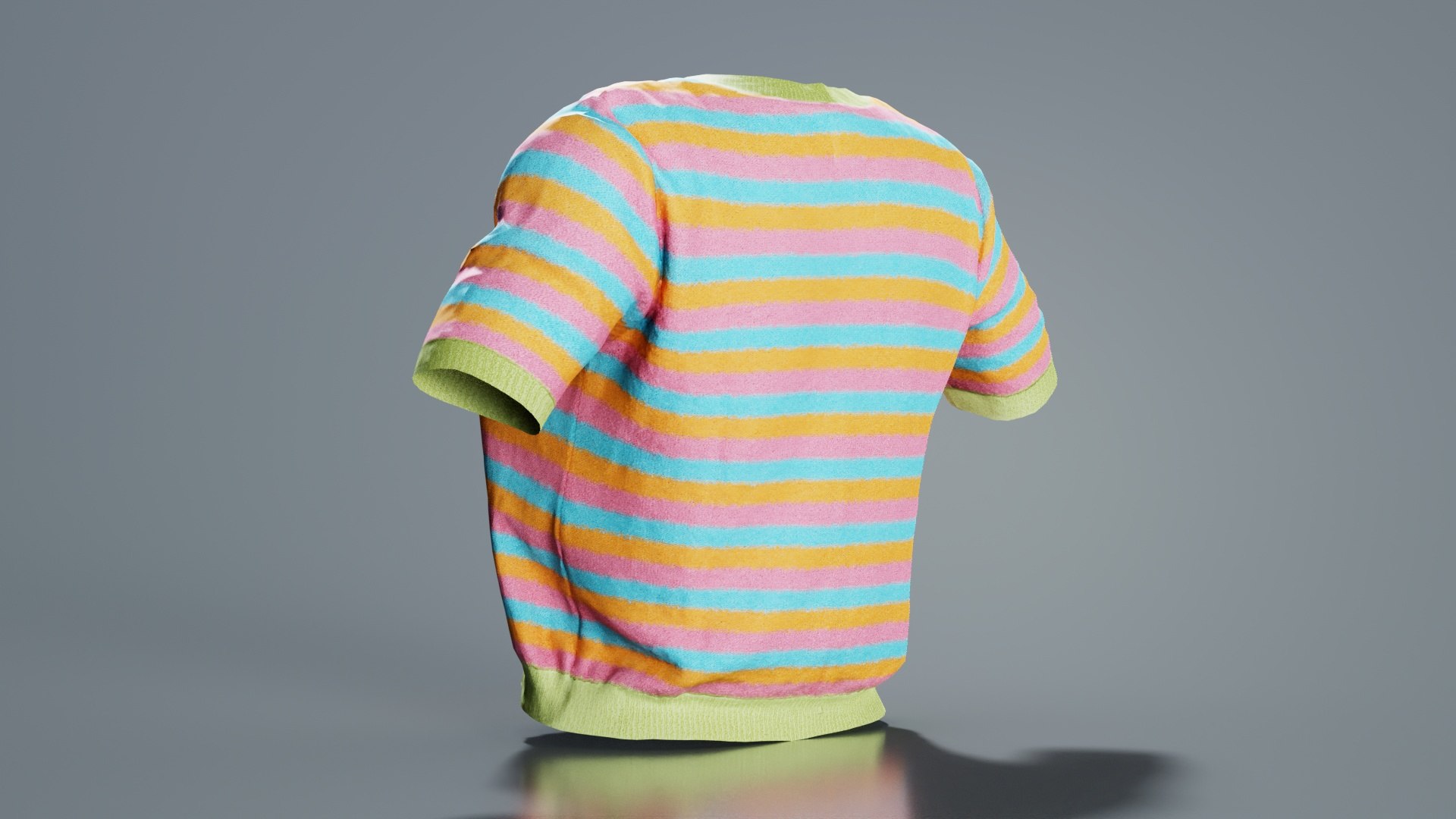 Colorstripes Top Remastered Model - TurboSquid 2361721
