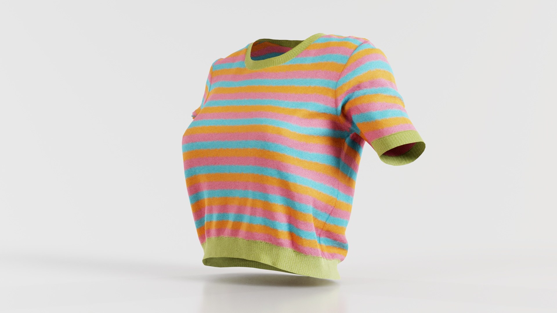 Colorstripes Top Remastered Model - TurboSquid 2361721