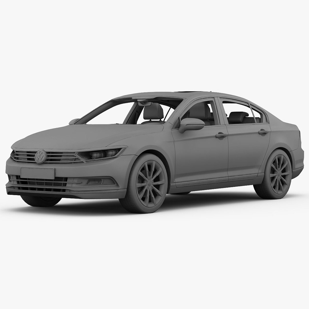 volkswagen passat sedan 3d model