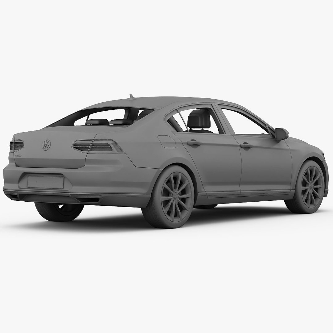 volkswagen passat sedan 3d model