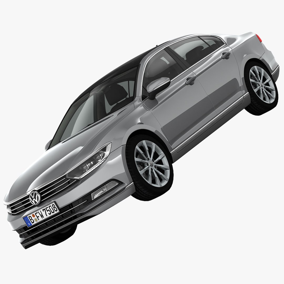 volkswagen passat sedan 3d model