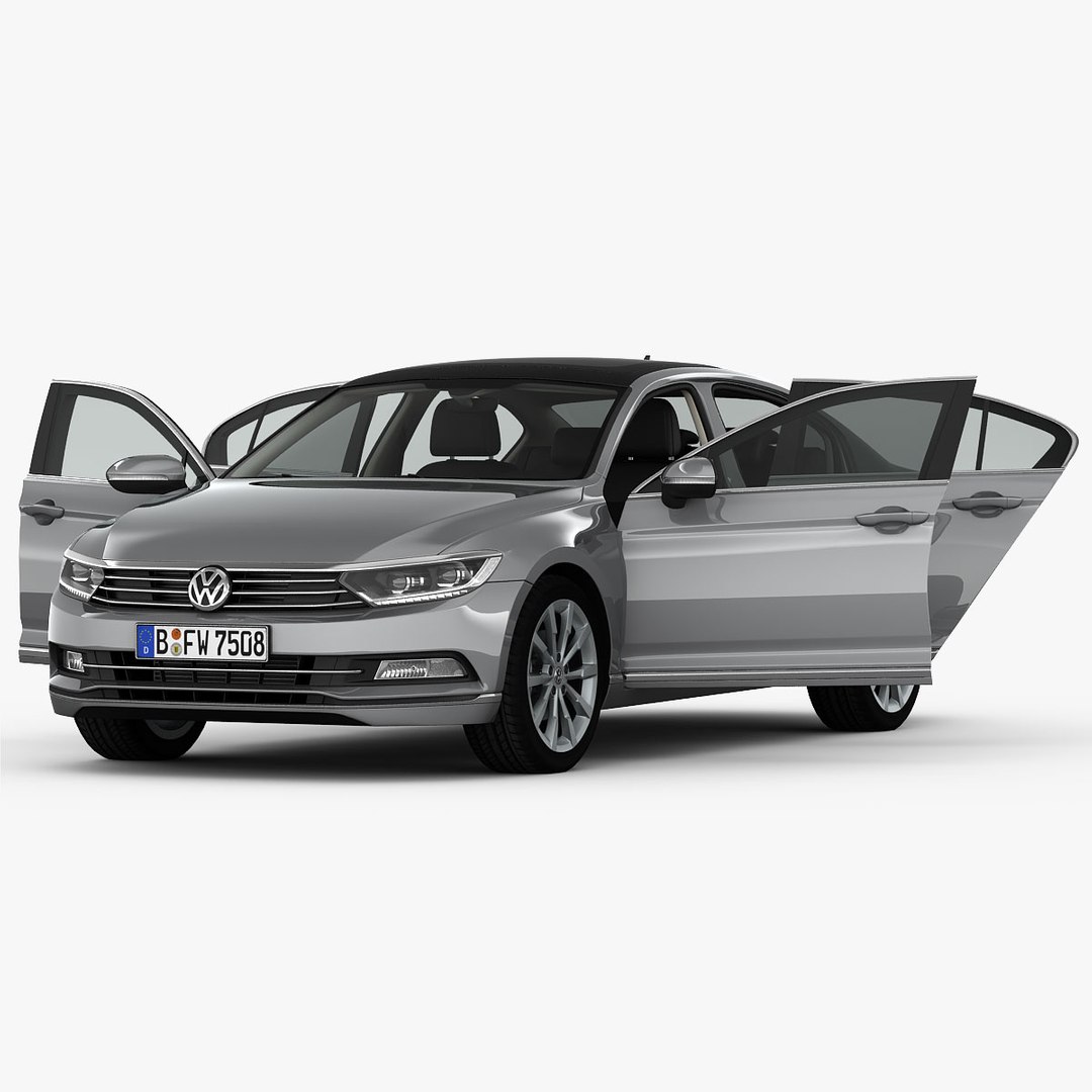 volkswagen passat sedan 3d model
