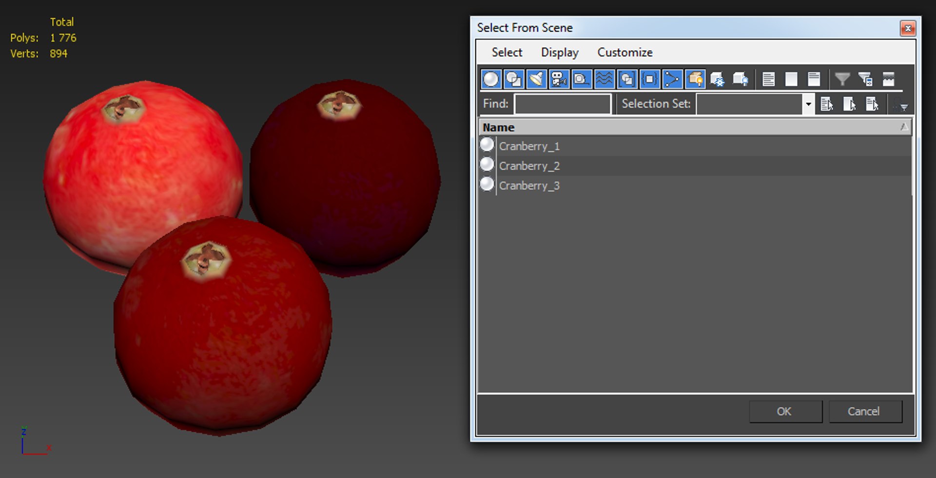 Cranberries 3D Model - TurboSquid 1873168