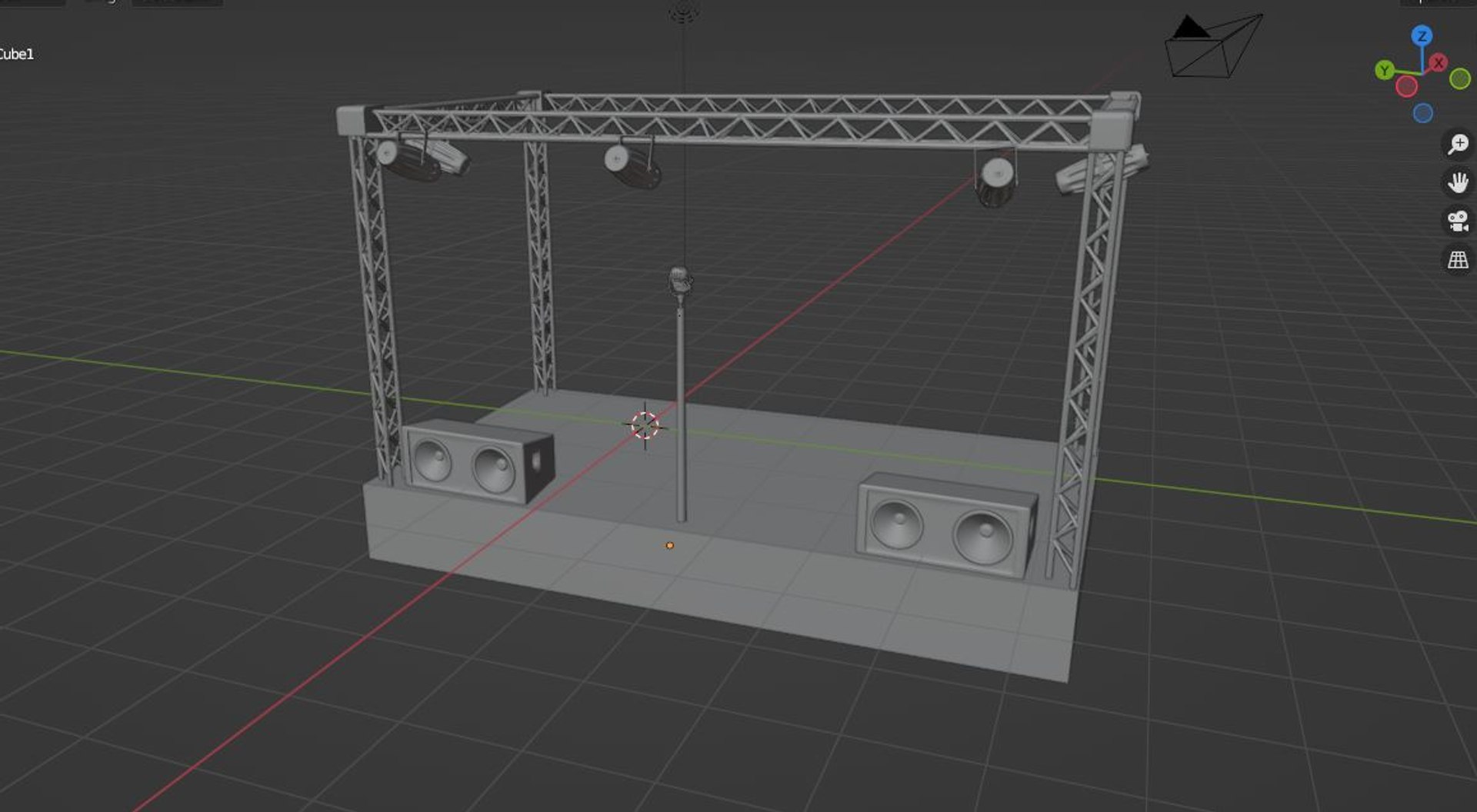 3D Model Stage 3D Model - TurboSquid 2333214