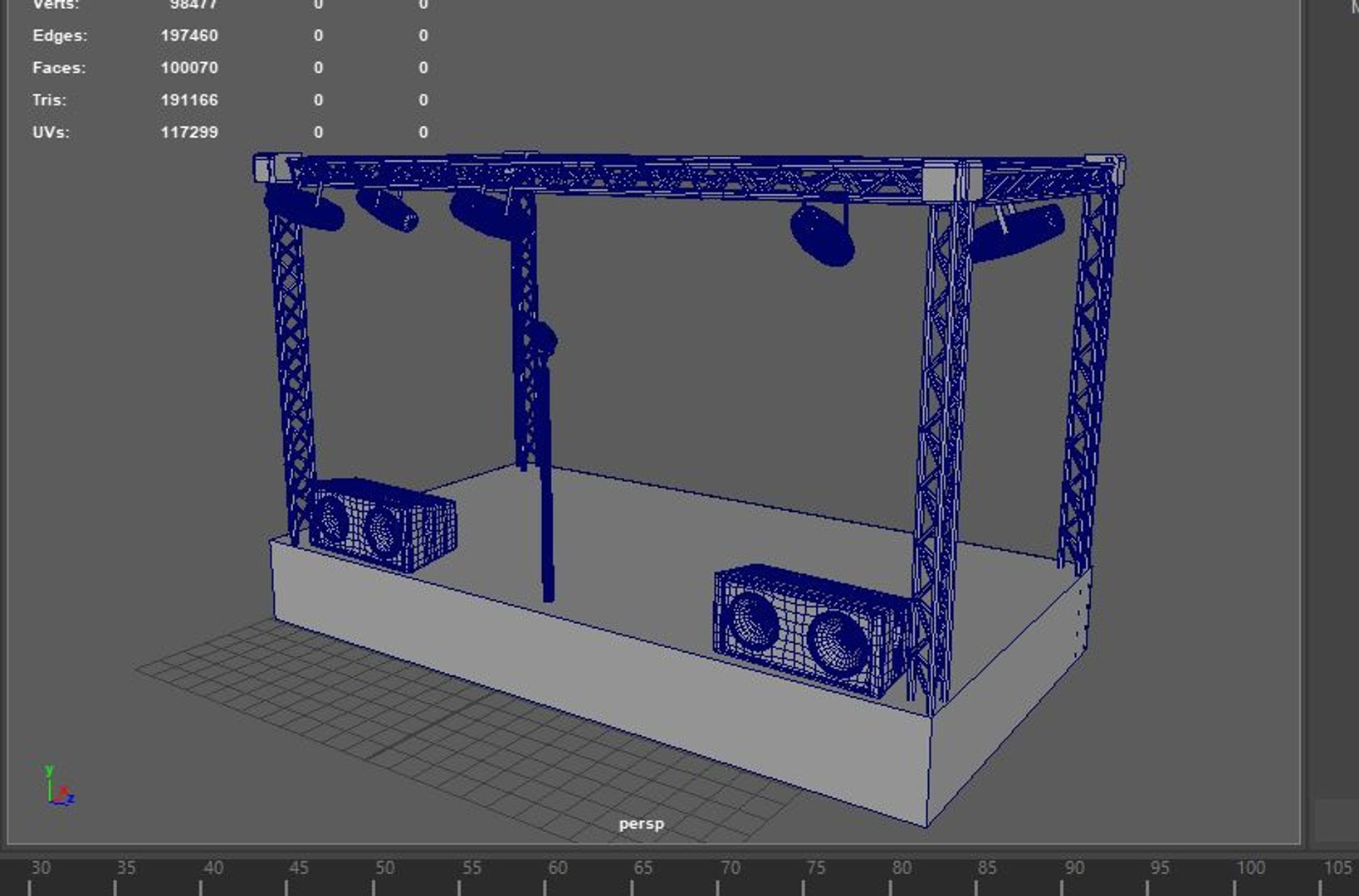 3D Model Stage 3D Model - TurboSquid 2333214