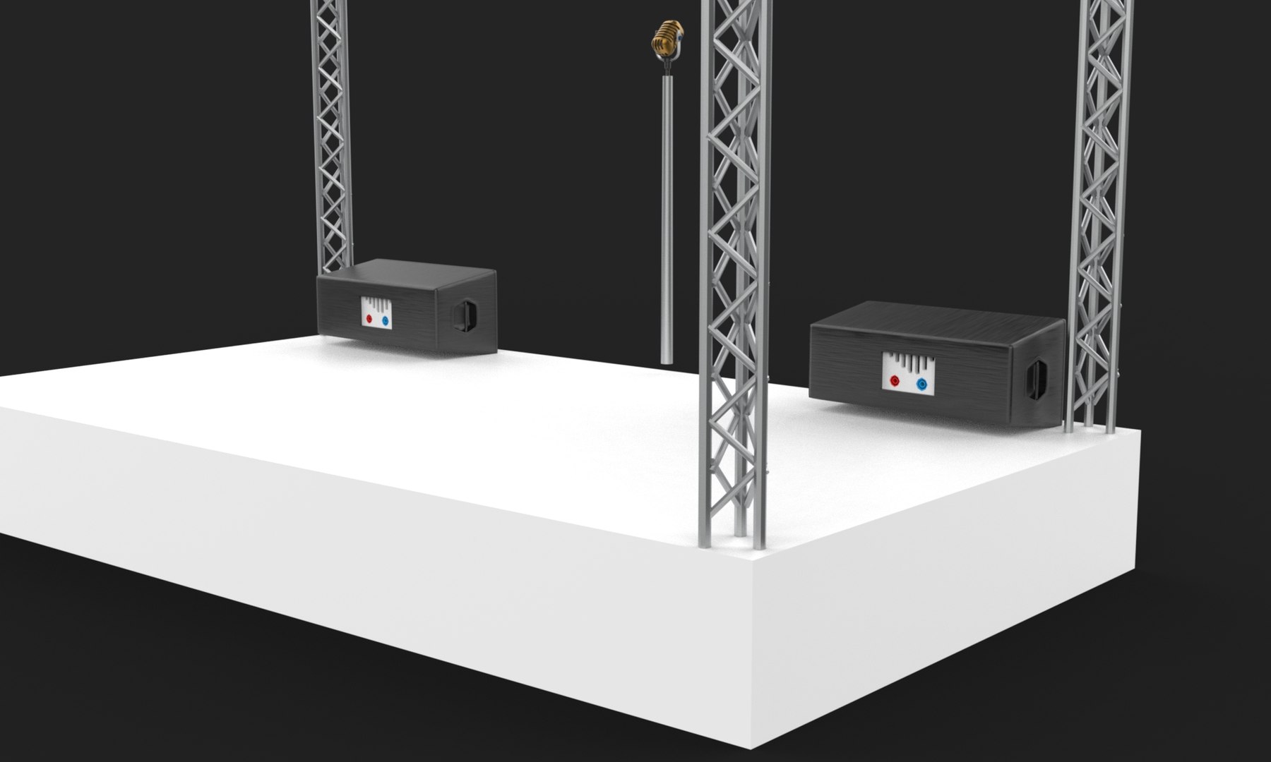 3D Model Stage 3D Model - TurboSquid 2333214