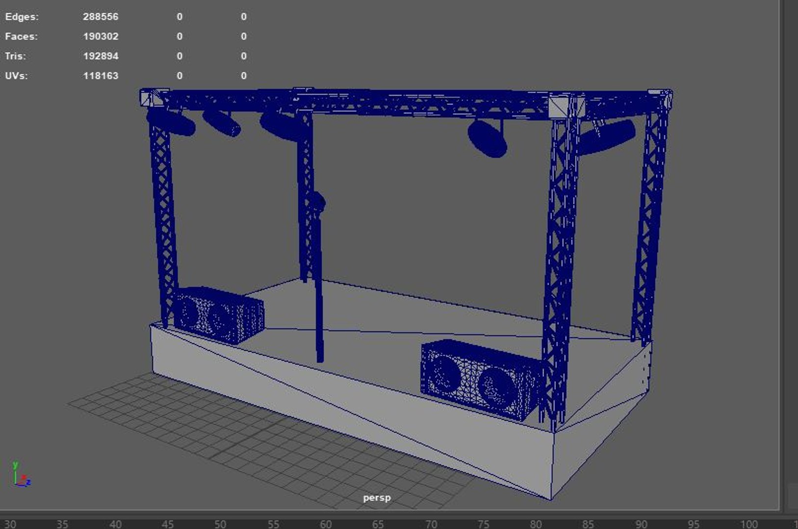 3D Model Stage 3D Model - TurboSquid 2333214