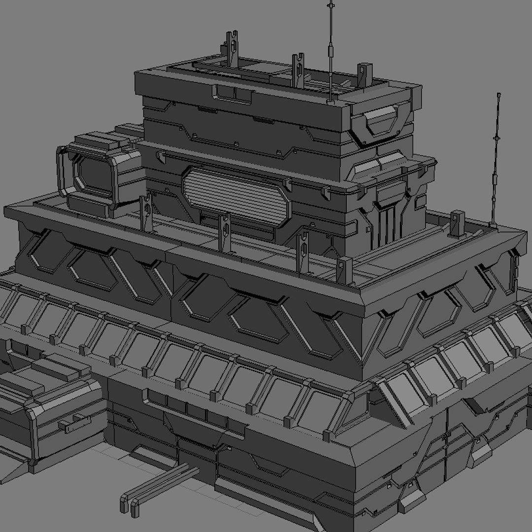 sci-fi space base max