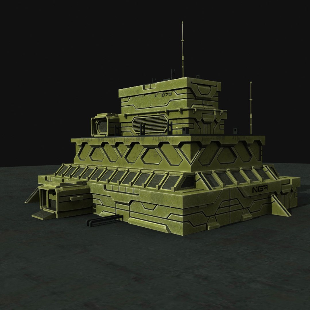 sci-fi space base max