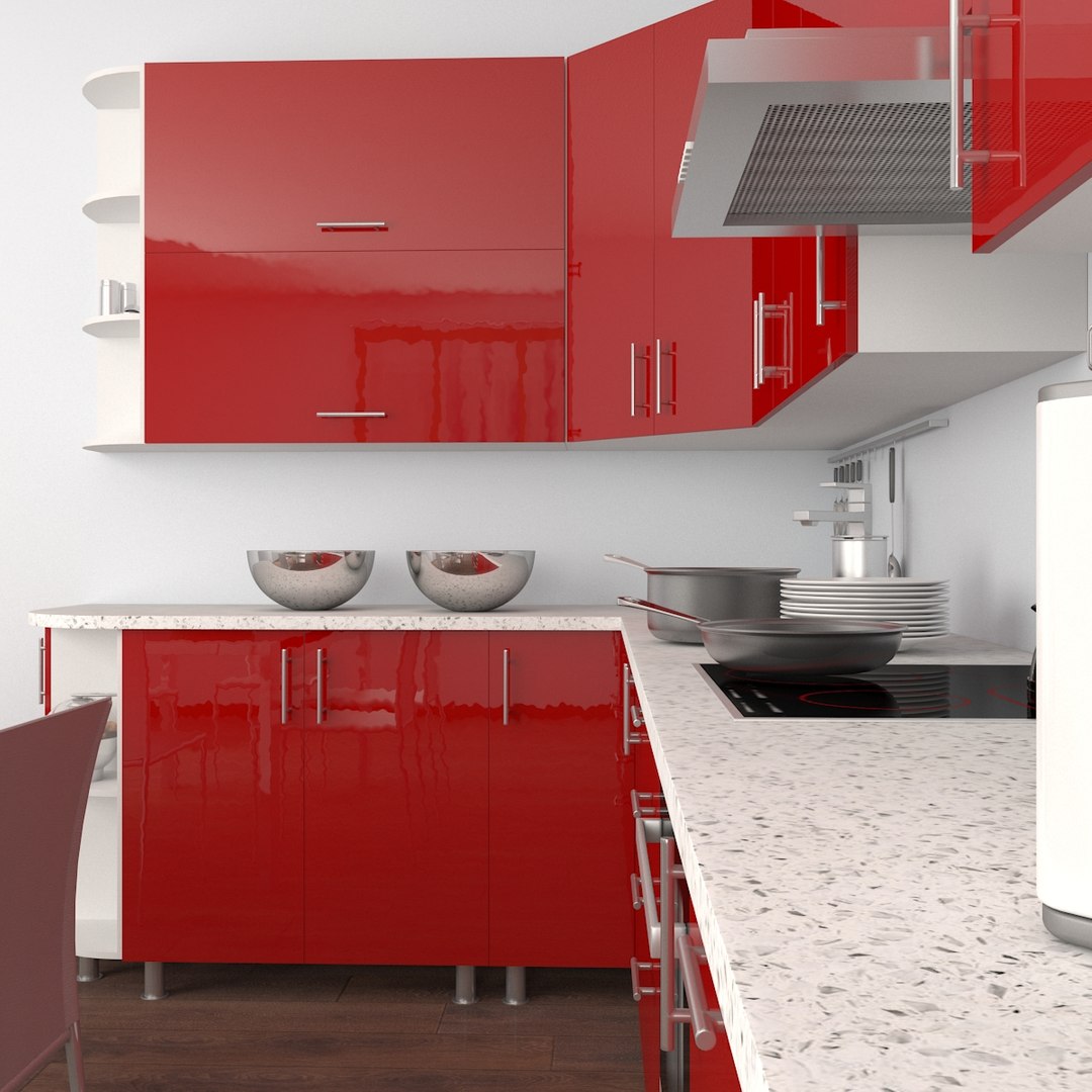 Kitchen Mdf 3D Model - TurboSquid 1186152