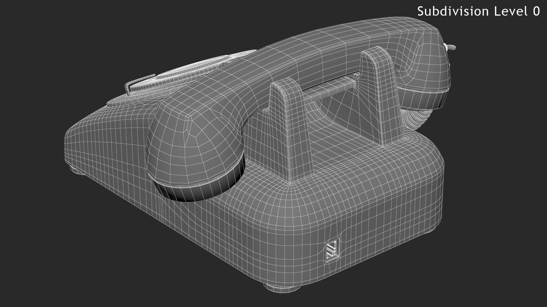 Retro rotary phone 3D model - TurboSquid 1528194
