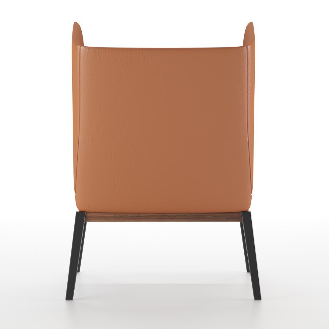 High-back Armchair Chair 3D Model - TurboSquid 1671478