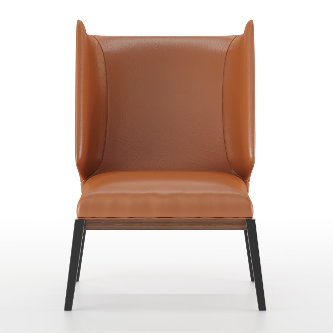 High-back Armchair Chair 3D Model - TurboSquid 1671478