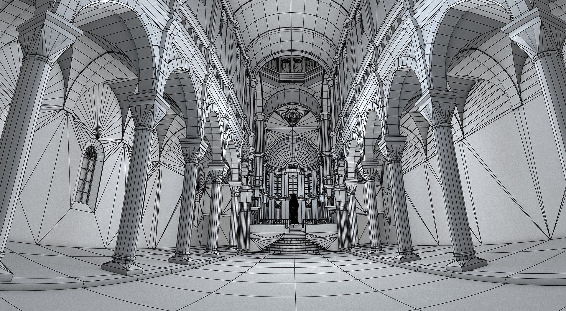 Church Interior 04 3D - TurboSquid 1956789