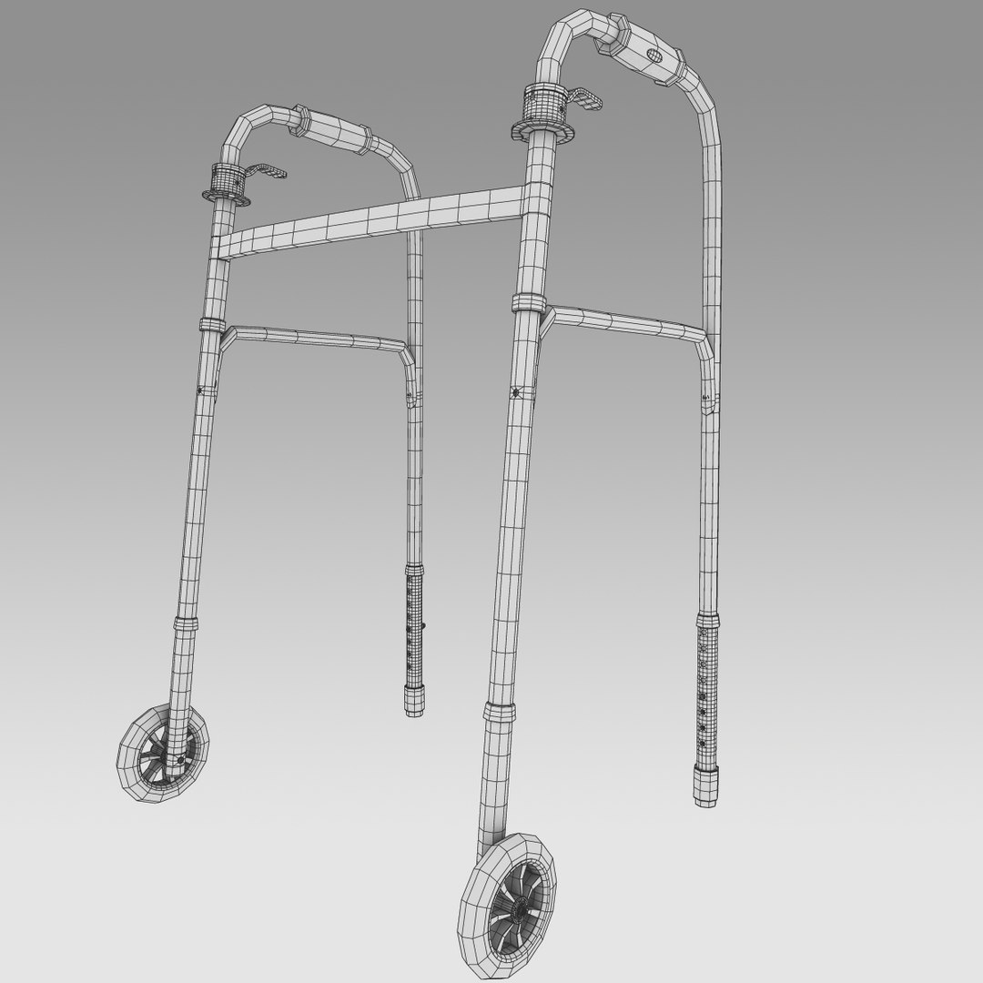 3d 2 Wheeled Walker Model
