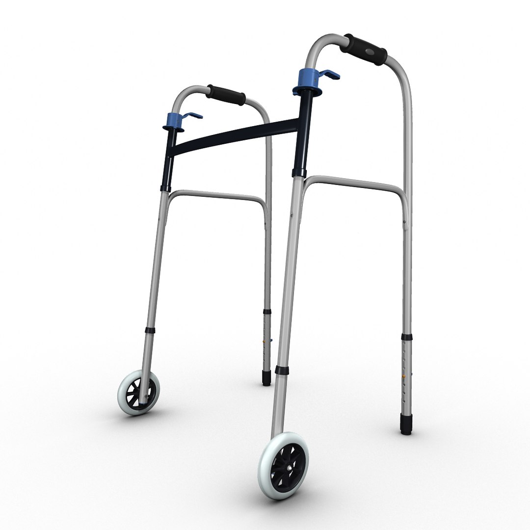3d 2 Wheeled Walker Model