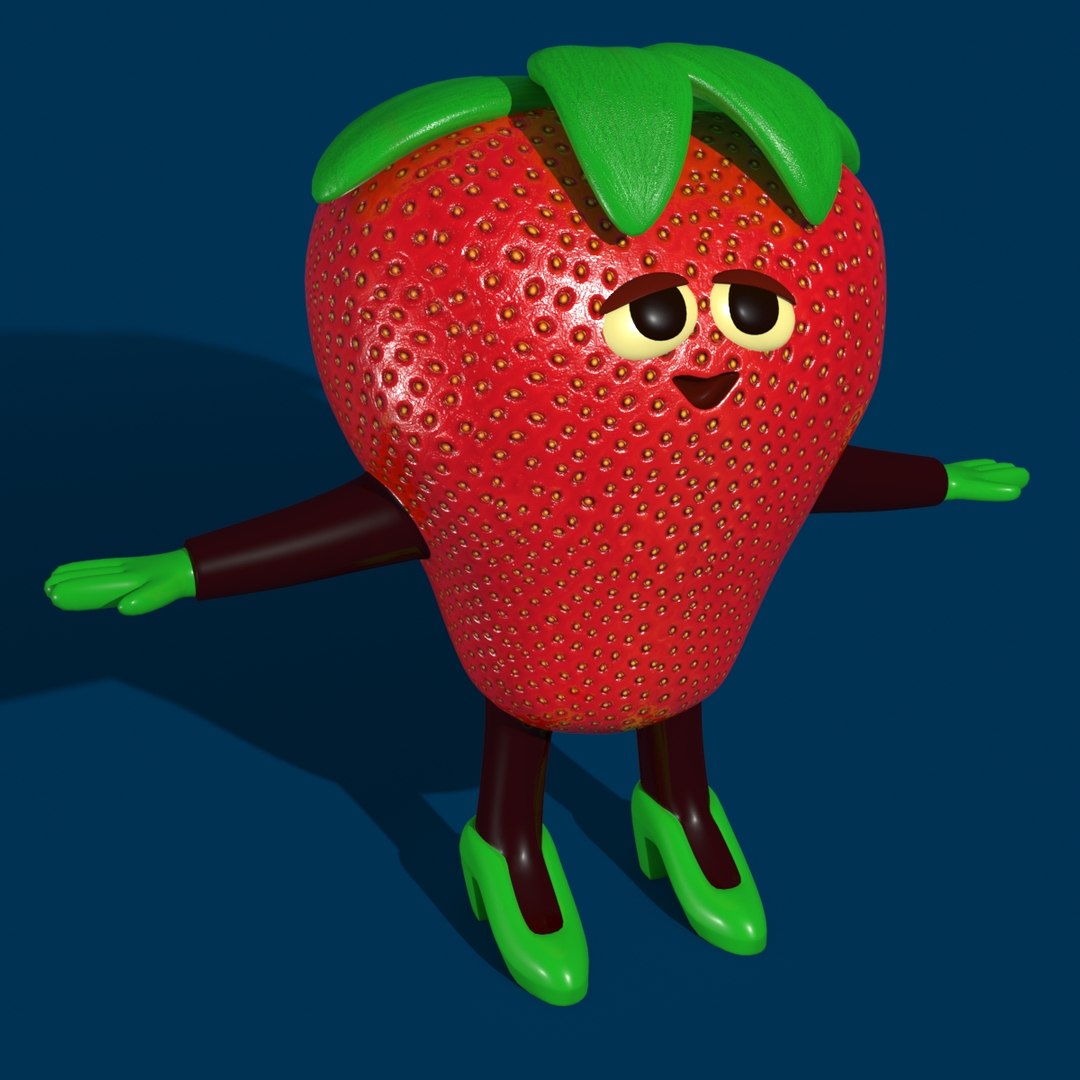 Max Strawberry Character