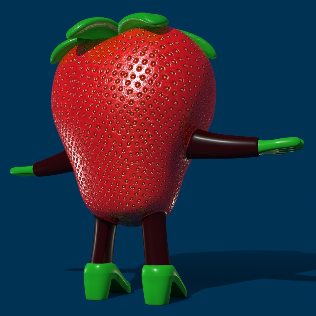 Max Strawberry Character