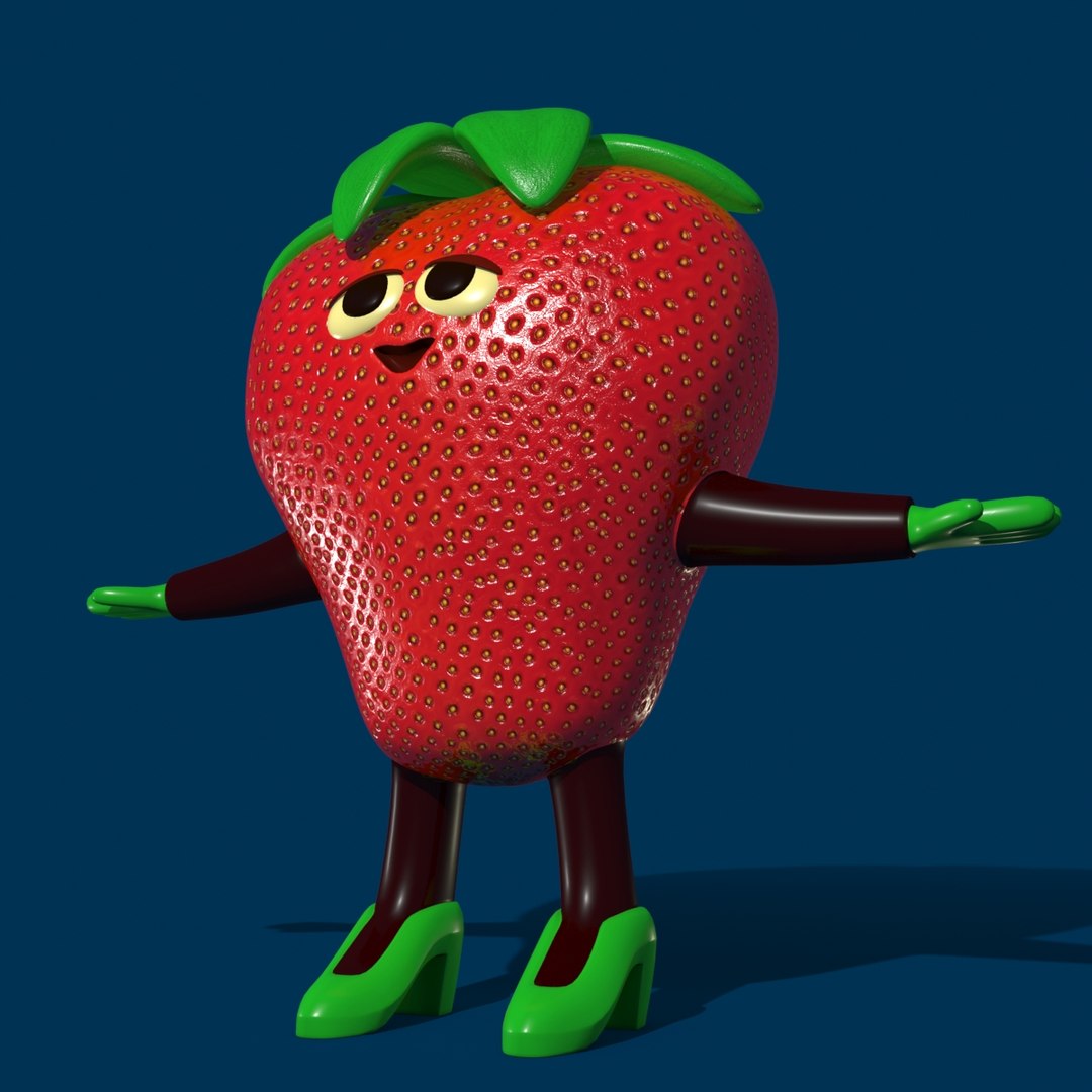 Max Strawberry Character