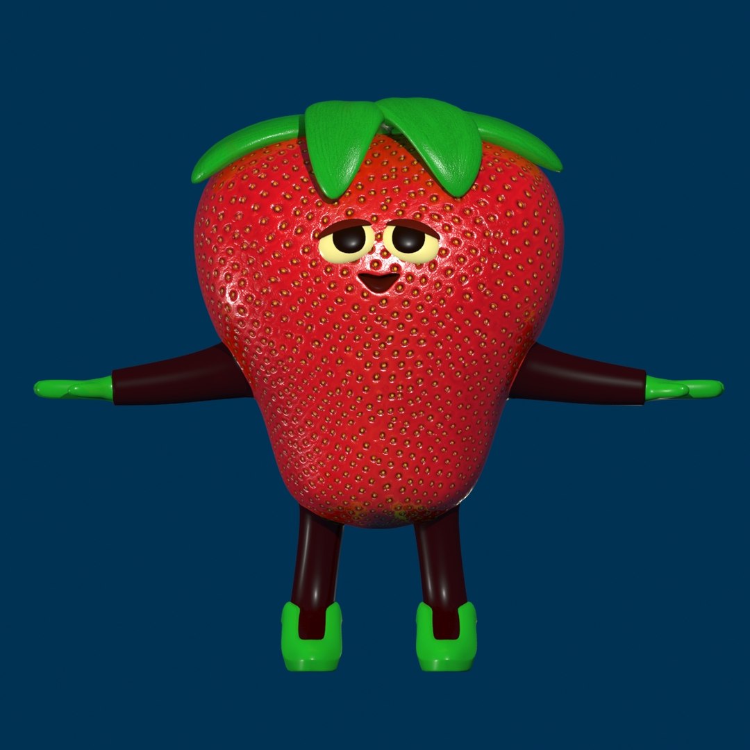 Max Strawberry Character
