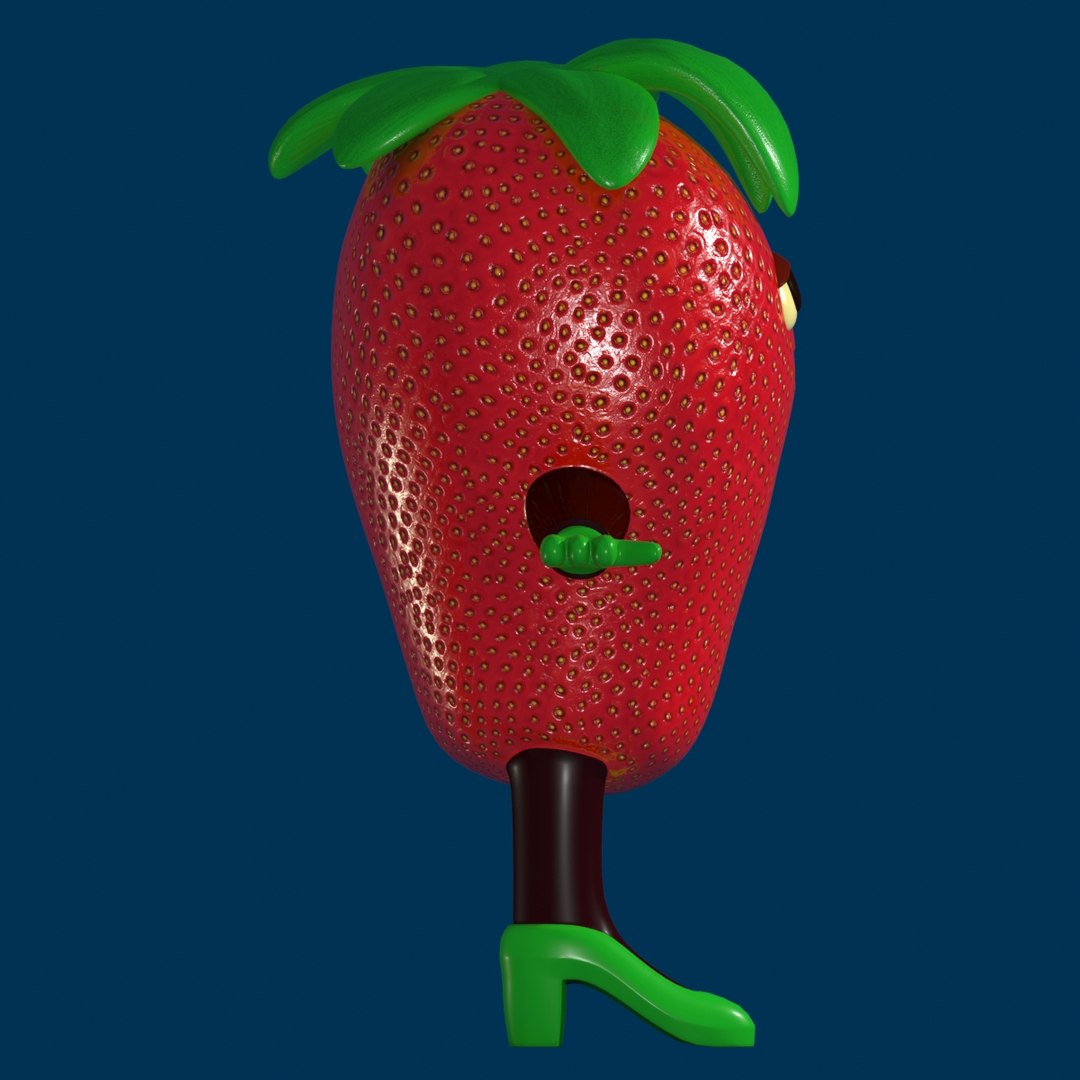 Max Strawberry Character