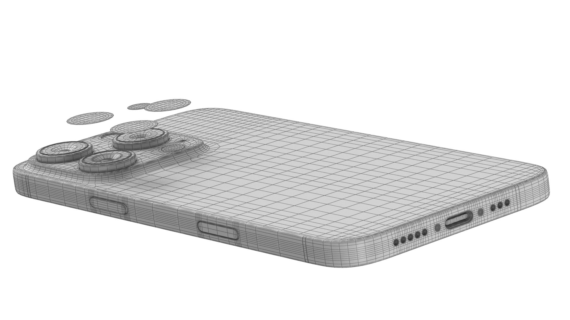 3D Apple Iphone 16 Pro Natural Titanium Model - TurboSquid 2283136