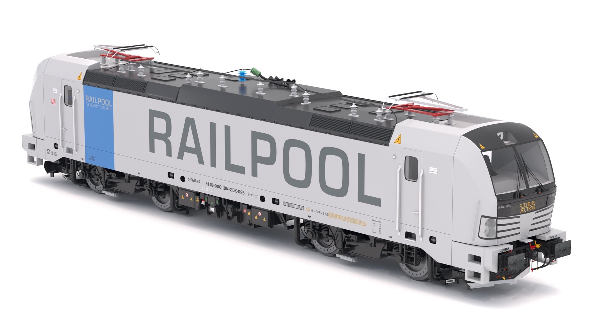 Siemens Vectron Railpool 3D - TurboSquid 2149719