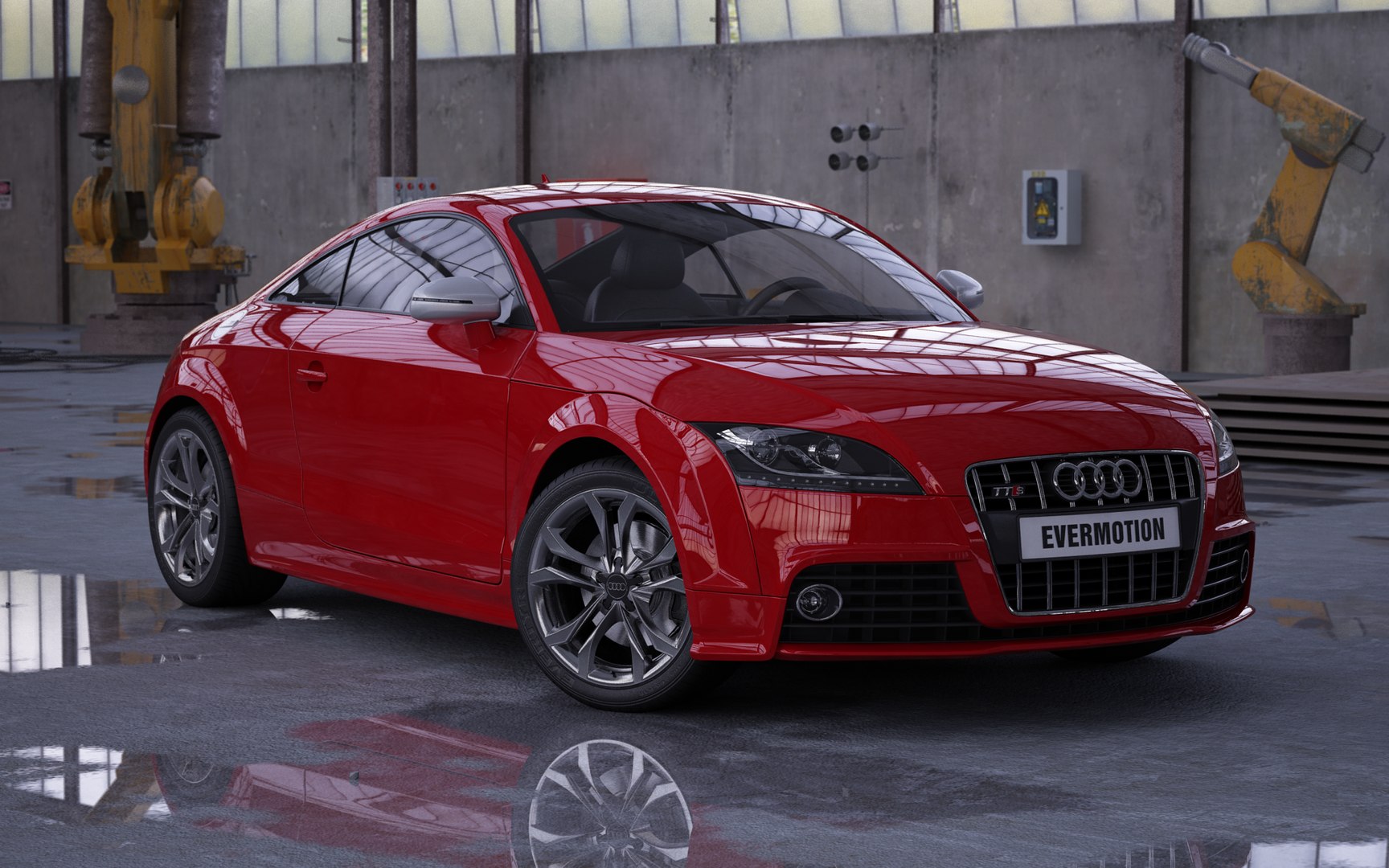 3d Model Of Car Audi Tts