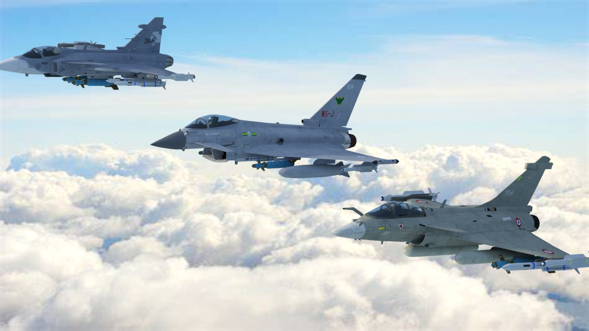 3D model European fighter jet collection - TurboSquid 2132014