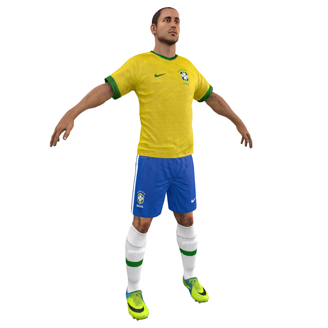 3d model soccer players