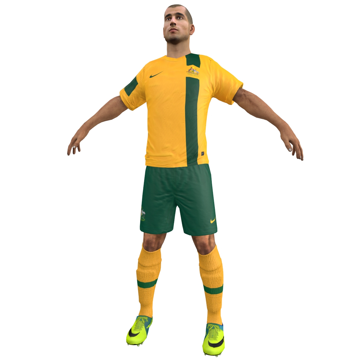 3d model soccer players