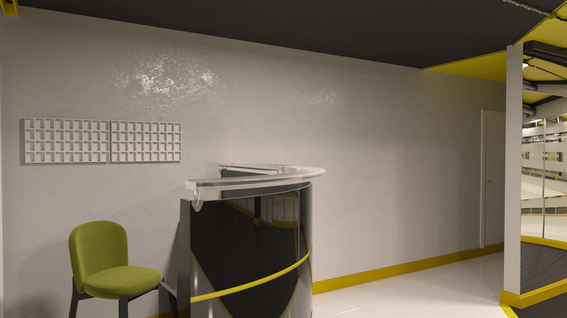 3D Commercial Interior Gym Model - TurboSquid 1760857