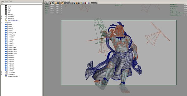 3d buddha statue japan niou model
