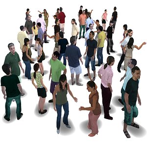 People Simulation 3D Models for Download | TurboSquid